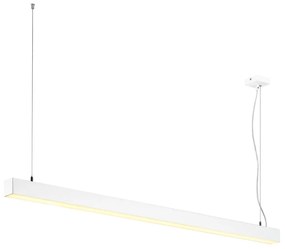 LA 1001310 Q-LINE DALI SINGLE LED, závěsné svítidlo, stmívatelné DALI, 1 500 mm, bílé - BIG WHITE (SLV)