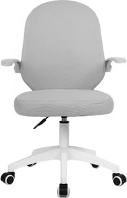 Dětská otočná židle Neoseat JUNI 012 — látka, šedá