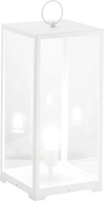 FAN LANT-MIRAGE-L1-BCO Venkovní svítidlo MIRAGE kov/sklo bílá, 1xE27, 53 x 25 x 25 cm - FANEUROPE
