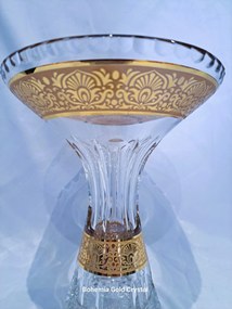 Váza tanečnice Horizont zdobená zlatem a brusem 20.5 cm
