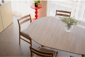 Kulatý rozkládací jídelní stůl z dubového dřeva ø 140 cm Clapperton – Rowico