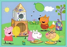 TREFL Puzzle Prasátko Peppa: Peppin zábavný svět MEGA PACK 10v1 / 4x20