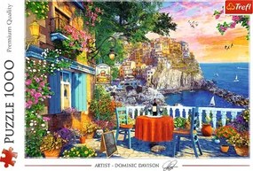 Trefl - Puzzle - Pohled na Cinque Terre / 1000 dílků / 68.3 x 48 cm /