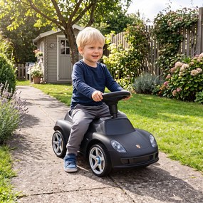 Costway Porsche Licencované auto pro spolujízdu pro děti od 18 měsíců. Push auto