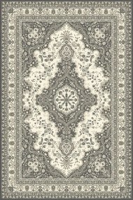Kusový koberec vlněný Agnella Isfahan Almas Perla Šedý Rozměr: 160x240 cm
