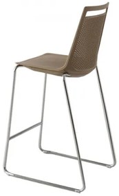Gaber Plastová barová židle AKAMI ST Barva kostry černá kostra Barva plastu Gaber hnědá 52