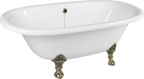Polysan - Volně stojící vana Regata, 175x85x61 cm, nohy bronz 10121