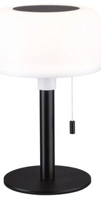 Paulmann 94607 Bartja, černá solární lampička na baterii, 1,6W LED 2700K, výška 24cm, IP44