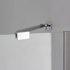 BPS-koupelny Čtvrtkruhový sprchový kout KZ92 90x90 chrom/transparent - bez vaničky