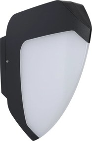 P 94517 LED venkovní nástěnné svítidlo Smart Home Zigbee Ikosea soumrakový senzor a pohybové čidlo CCT IP44 50x203mm 3000K 4,4W 230V antracit umělá hmota - PAULMANN