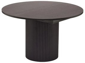 Kulatý rozkládací jídelní stůl s přídavnou deskou v dekoru dubu ø 115 cm Malaga - II. jakost – Bonami Selection