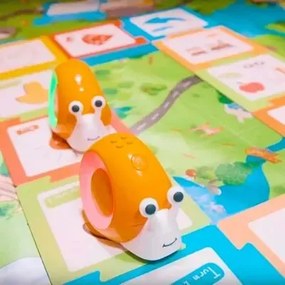 Robobloq Qobo Programovatelný interaktivní šnek pro děti modrá/oranžov