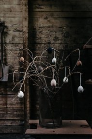 Velikonoční vajíčko Ullas White 5 cm Storefactory Scandinavia