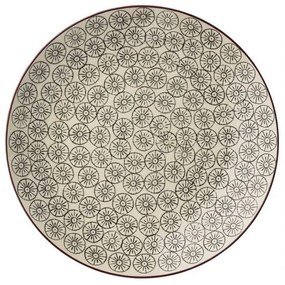 Kameninový talíř s mozaikou Karine béžový