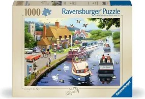RAVENSBURGER Puzzle Leisure Days č.7: Večer u řeky / 1000 dílků / 70 x