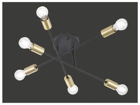 Stropní svítidlo Trio Cross, výška 19 cm