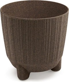 PRO Květináč RYFO N ECO WOOD kávový 14,5cm