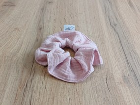 Mušelínové gumičky do vlasů Barva: Jahodová