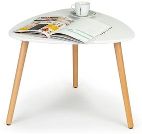 Konferenční moderní stolek v bílé barvě