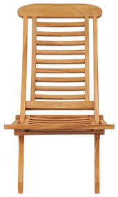 Skládací zahradní židle 50 x 90 x 69 cm masivní teakové dřevo,  319163