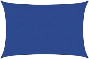 Plachta proti slunci 160 g/m² obdélník modrá 3,5 x 5 m HDPE 311517