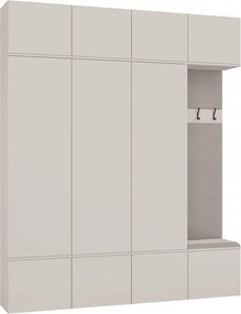 Předsíňová stěna Haga II 200 cm kašmír