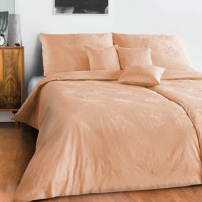 Povlečení Veba BOHEMA Kytice meruňková Velikost: 140x200 cm + 70x90 cm