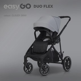 Sportovní vanička do kočárku EasyGo Duoflex Cloudy Gray
