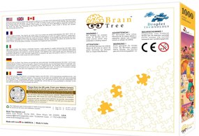 Brain Tree Puzzle Západ slunce na pláži 1000 dílků