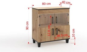 ADRK Furniture Skříňka POLA 06 ADRK-WA-POL-06-ART