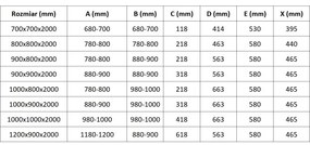 Mexen Exo, čtvrtkruhový sprchový kout s posuvnými dveřmi 100 x 100 cm, 6mm čiré sklo, černý profil, 8131-100-100-70-00