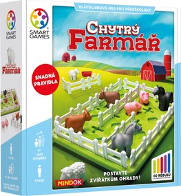 MINDOK HRA SMART Chytrý farmář hlavolam pro 1 hráče mn354