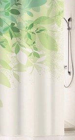 FLORESTA sprchový závěs 180x200cm, textilní  lístky (5912600305)