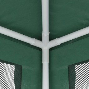 Party stan se 4 síťovanými bočnicemi zelený 3 x 4 m HDPE 319233
