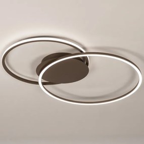 Stropní stmívatelné LED svítidlo Omega 750 Brown Big
