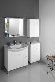 Aqualine, ZOJA/KERAMIA FRESH skříňka horní 50x76x23cm, bílá, 51302
