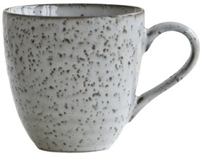 House Doctor Keramický hrneček Rustic Grey 300 ml, modrá barva, šedá barva, keramika