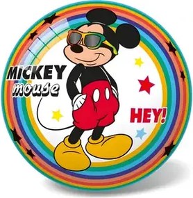 STAR Míč Disney Mickey duhový / 14 cm / guma / od 3 let