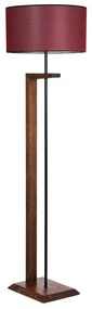 Designová stojanová lampa Jadey 163 cm bordó