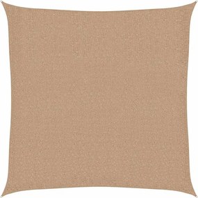 Stínící plachta 160 g/m² taupe 2,5 x 2,5 m HDPE 311383
