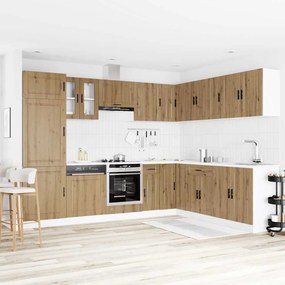 14dílná sada kuchyňských skříněk "Porto" dub artisan kompozit 3315000