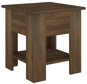 vidaXL Konferenční stolek hnědý dub 40 x 40 x 42 cm kompozitní dřevo