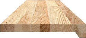 Nášlapy na schody 16 ks neošetřené 100x30x2 cm masivní dub 3282938