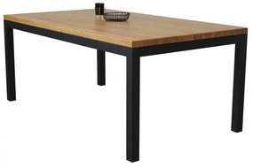 Jídelní stůl s masivní dubovou deskou Klasik 2100 x 1000 mm