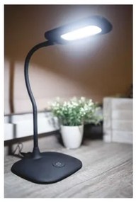 EMOS LED stolní flexibilní lampa STELLA, 5W, denní bílá, černá Z7602B