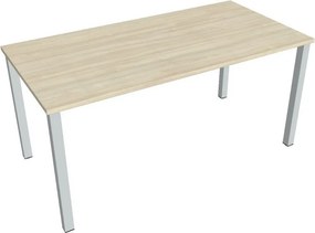 Kancelářský stůl jednací Hobis UJ 1600, deskaakát, černá černá