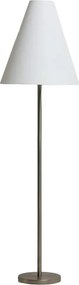 Stojací lampa ve stříbrné barvě s textilním stínidlem (výška 153 cm) Navat – Kave Home