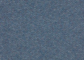 BETAP Metrážový koberec VIRTUOSE 84 denim modrý s jemným barevným melírem BARVA: Modrá, ŠÍŘKA: 4 m