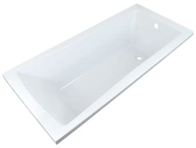BPS-koupelny Akrylátová obdélníková vana Tiara 150x70 (160x70, 170x70) Barva: Bílá, Rozměry (cm): 170x70