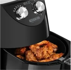 ECG AF 3500 černá / Horkovzdušná fritéza / 1500 W / 3.5 L / 80°-200°C